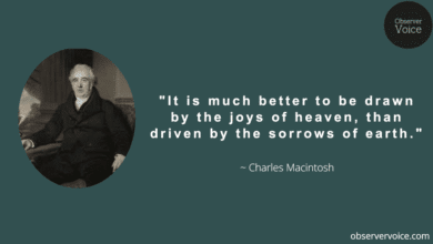 Charles Macintosh Quotes - Observer Voice