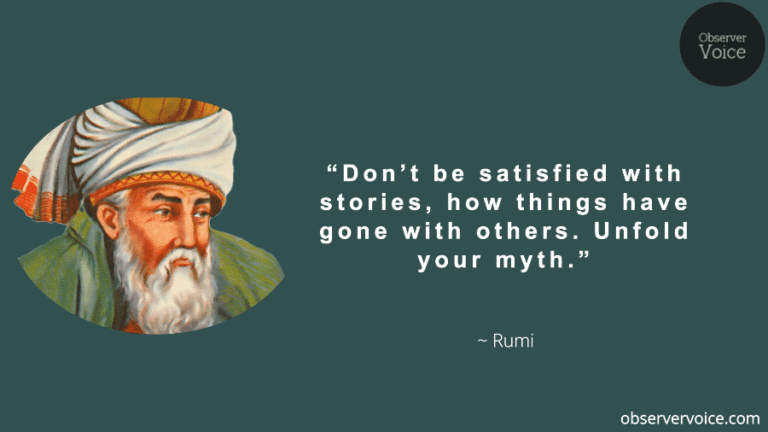 Rumi Quotes - Observer Voice