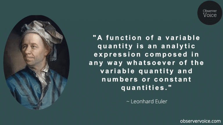 Leonhard Euler Quotes - Observer Voice