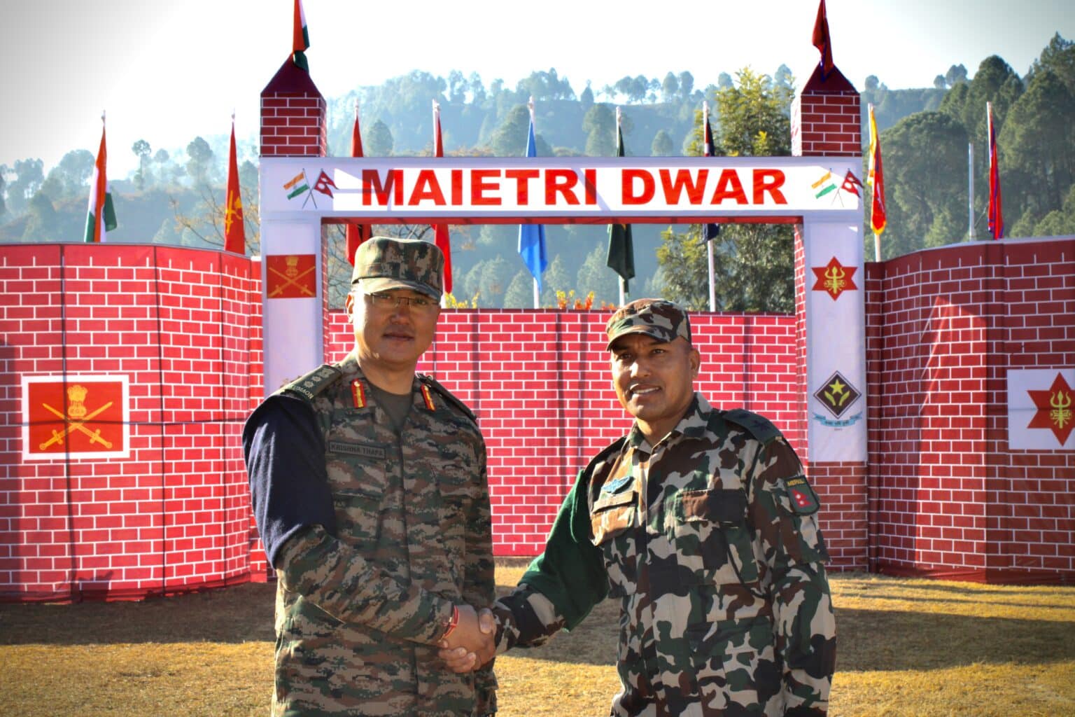 Nepal Army contingent arrived in India to participate in the 17th ...