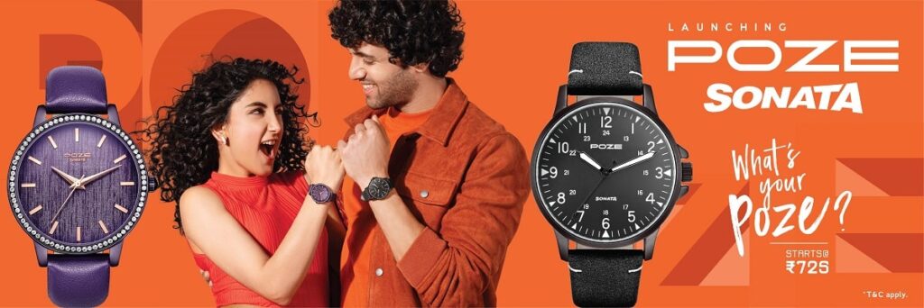 Sonata Watches Launches Poze: The New Statement in Trendy Timekeeping ...