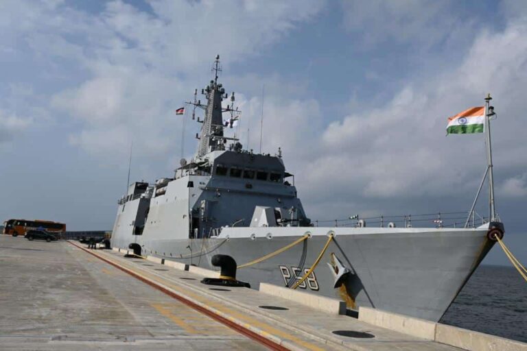 Indian Naval Ship Sumedha arrived at Port Lamu - Observer Voice