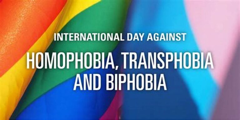 International Day Against Homophobia Biphobia And Transphobia