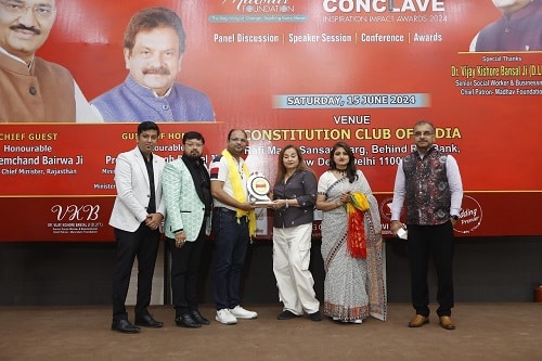 Media Strategist Nikhil Singhal Awarded in Media Conclave Held at ...