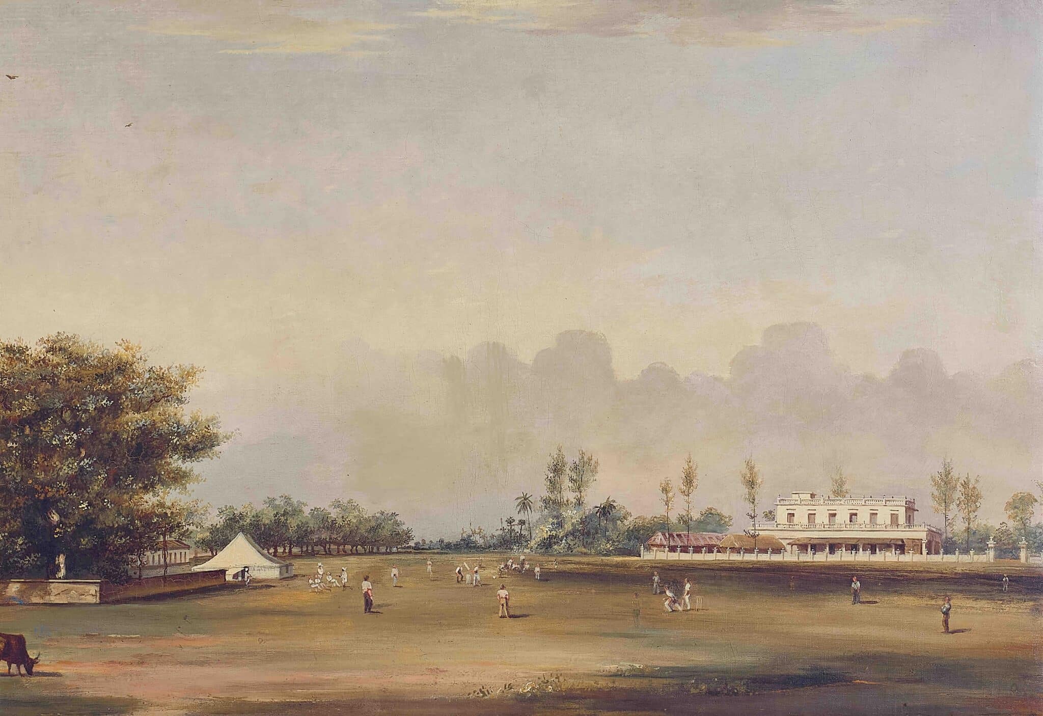 Kiran Nadar Museum of Art acquires India’s most important cricket painting “Cricket Match in ...