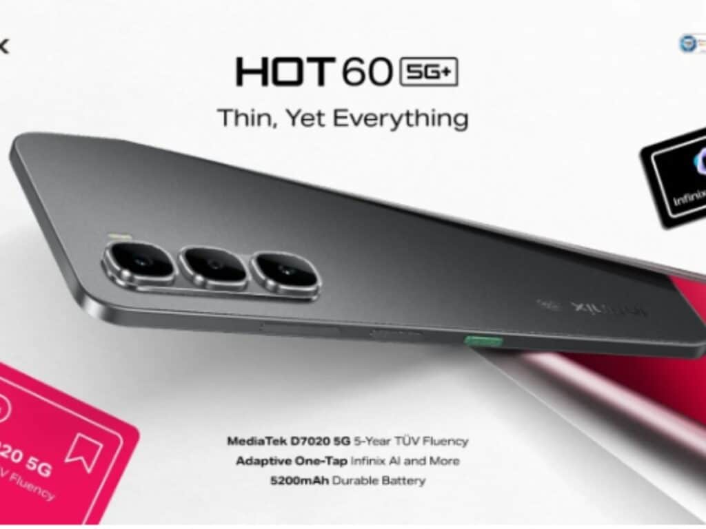 Infinix Hot 60 5G+ Leaked Images Reveal Innovative Side Button ...