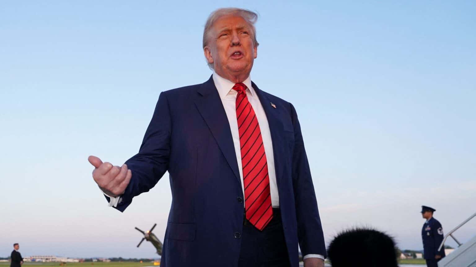 Donald Trump Visits Ford Plant in Michigan: President Advocates for ...