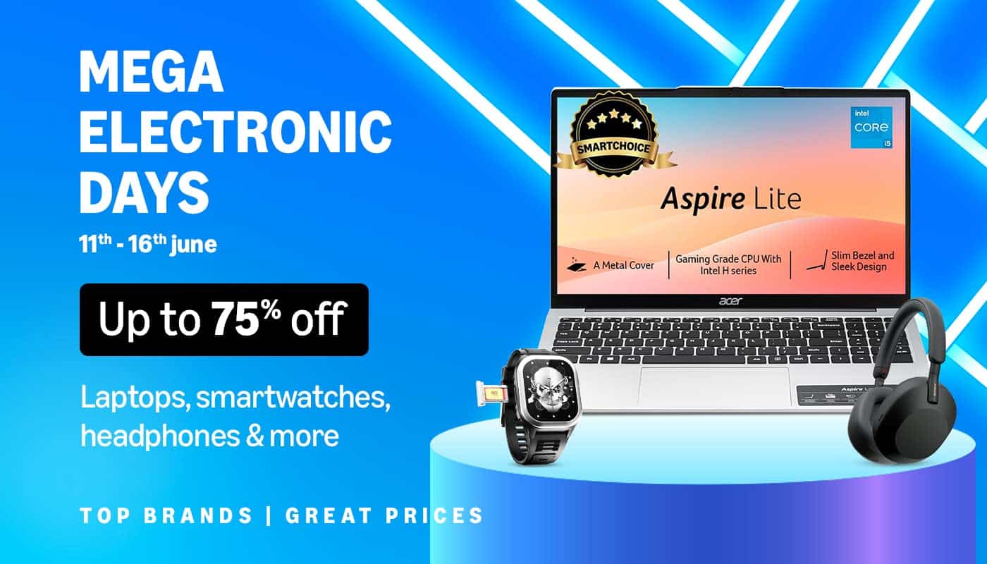 Amazon Mega Electronics Sale: Up to 75% Off on Laptops, Headphones, and ...