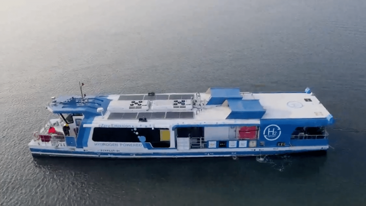India Launches First Indigenous Hydrogen-Fueled Passenger Vessel ...