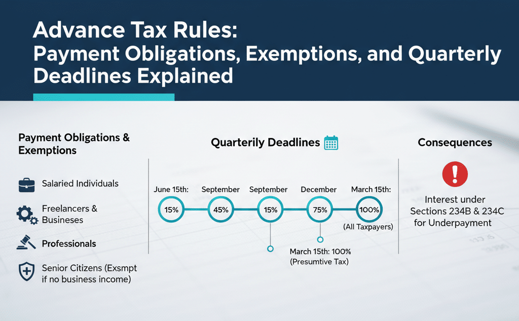 Understanding Advance Tax Rules: Payment Obligations, Exemptions, and ...