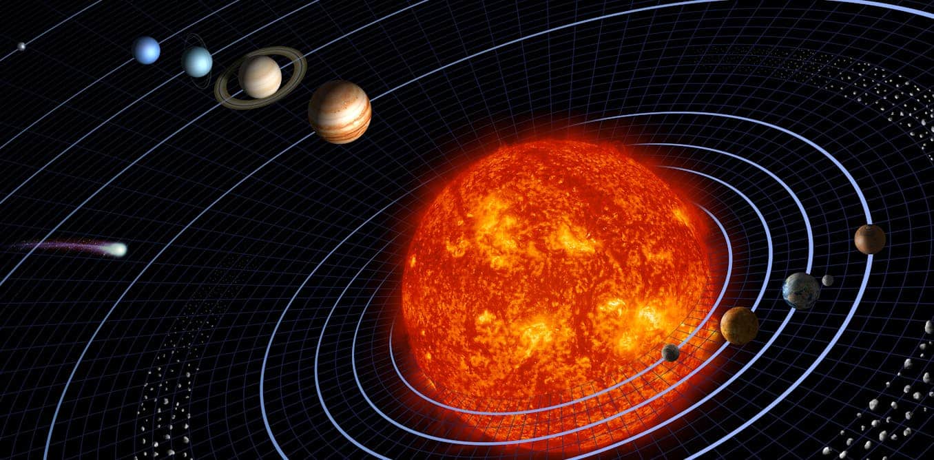 What is below Earth, since space is present in every direction ...