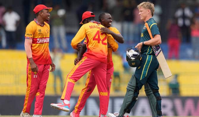 Zimbabwe Makes History by Advancing to Super Eight, While Australia ...